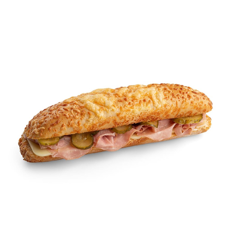 Sumuštinis HAM & CHEESE su marinuotais agurkais 205g